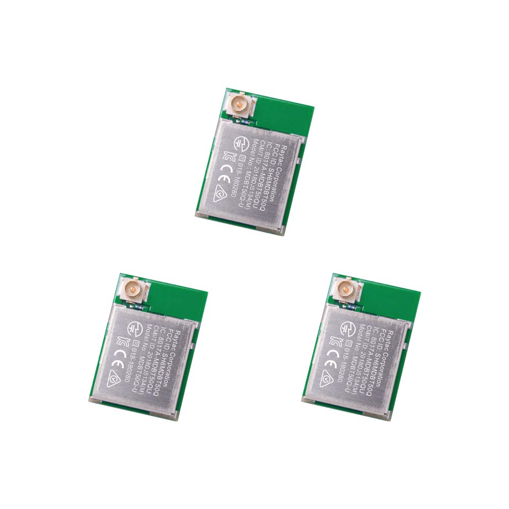 Raytac Nordic nRF52833 Module MDBT50Q-U512K (42 GPIO) u.FL Connector External Antenna Bluetooth Zigbee Thread ANT+ BT5.2 BT5 FCC IC CE Telec KC SRRC (3pcs Pak)