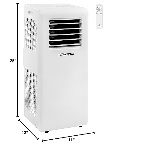 Westinghouse 10,000 BTU Portable Air Conditioner with Home Dehumidifier, Remote Control - For Rooms Up To 450 Square Feet