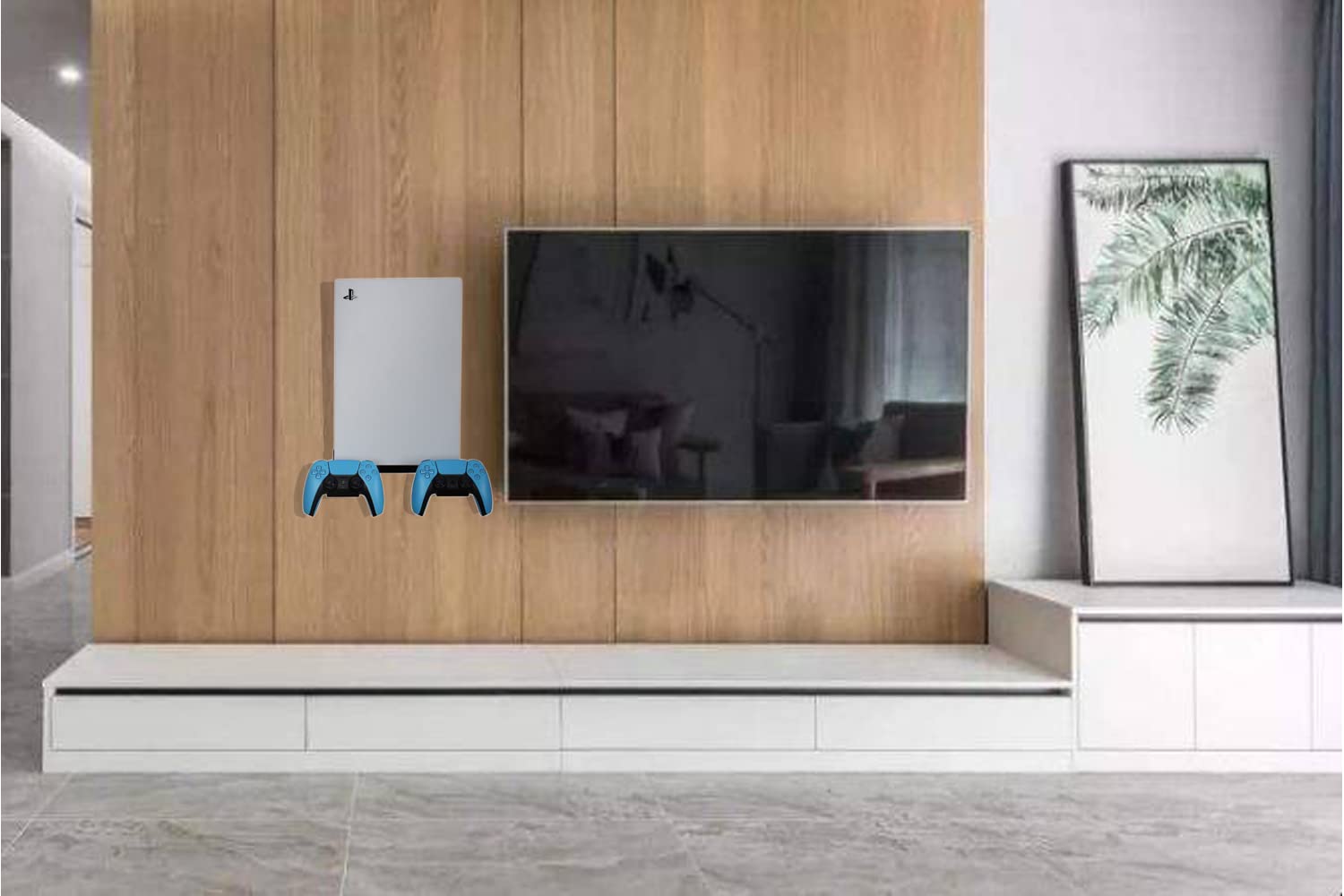 Wall Mount for PS5,Acrylic Bracket Compatible with PS5 Wall Mount, for Playstation 5 Wall Mount