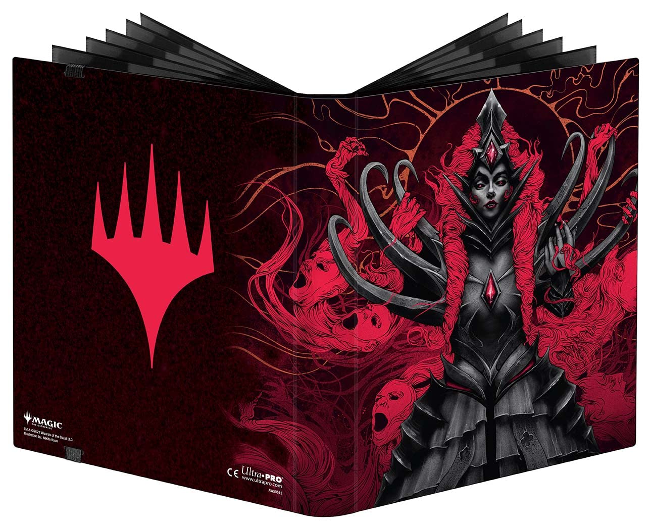 Ultra Pro USA MTG Crimson Vow Olivia Key Art 9 Pocket Pro Binder Soft Plastic Card Storage Portfolio Album