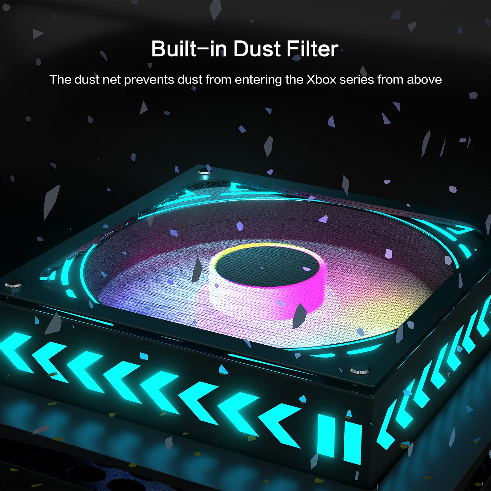 Xbox Series X RGB LED Light, Xbox Series X Led Stand and Xbox Series X LED Fan