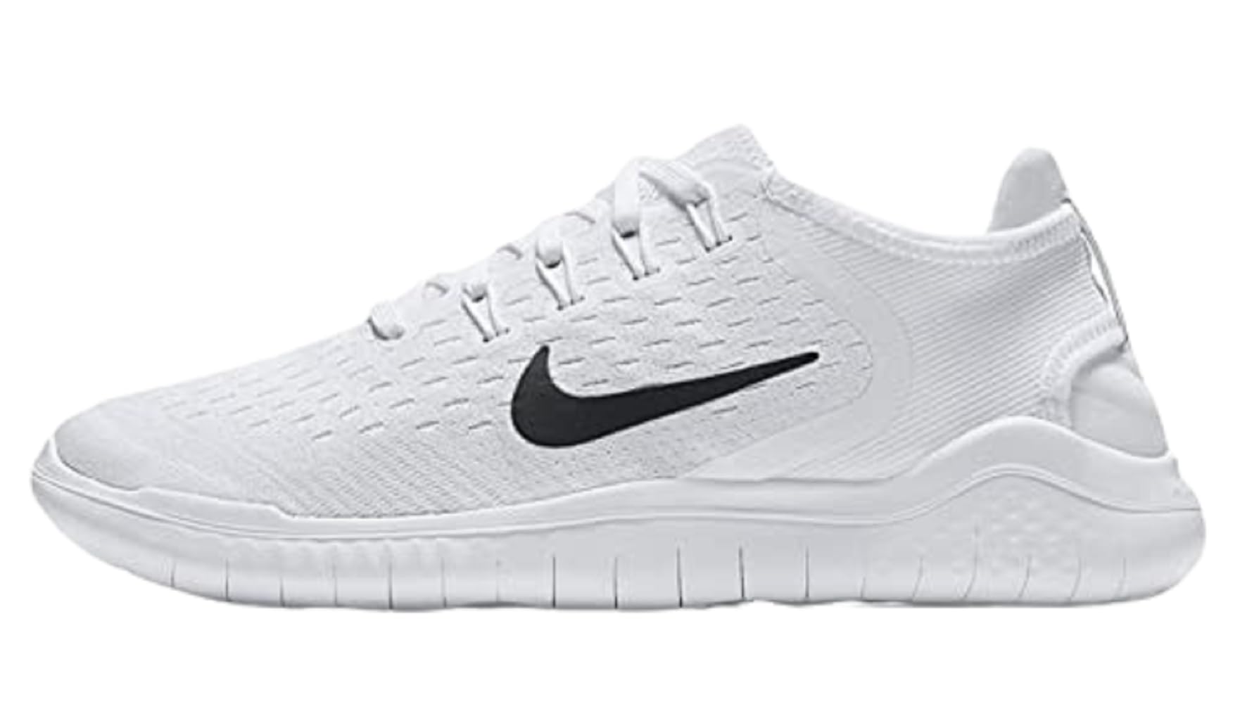 Nike Women's Free Rn 2018, Wolf Grey/White, 8