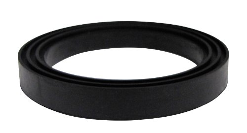 Plumb Pak K832-2 Flat Flush Valve Shank Washer, Rubber, 3/4 in H X 5-1/2 in W, Black