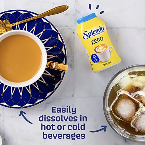 SPLENDA LIQUID Zero Calorie Sweetener drops, 1.68 Ounce Bottle (Pack of 3)