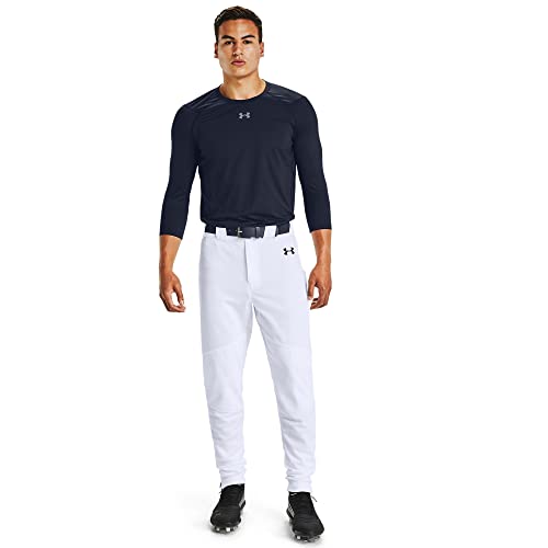 Under Armour Men's IsoChill 3/4 Sleeve Shirt, (410) Midnight Navy / / Baseball Gray, X-Large