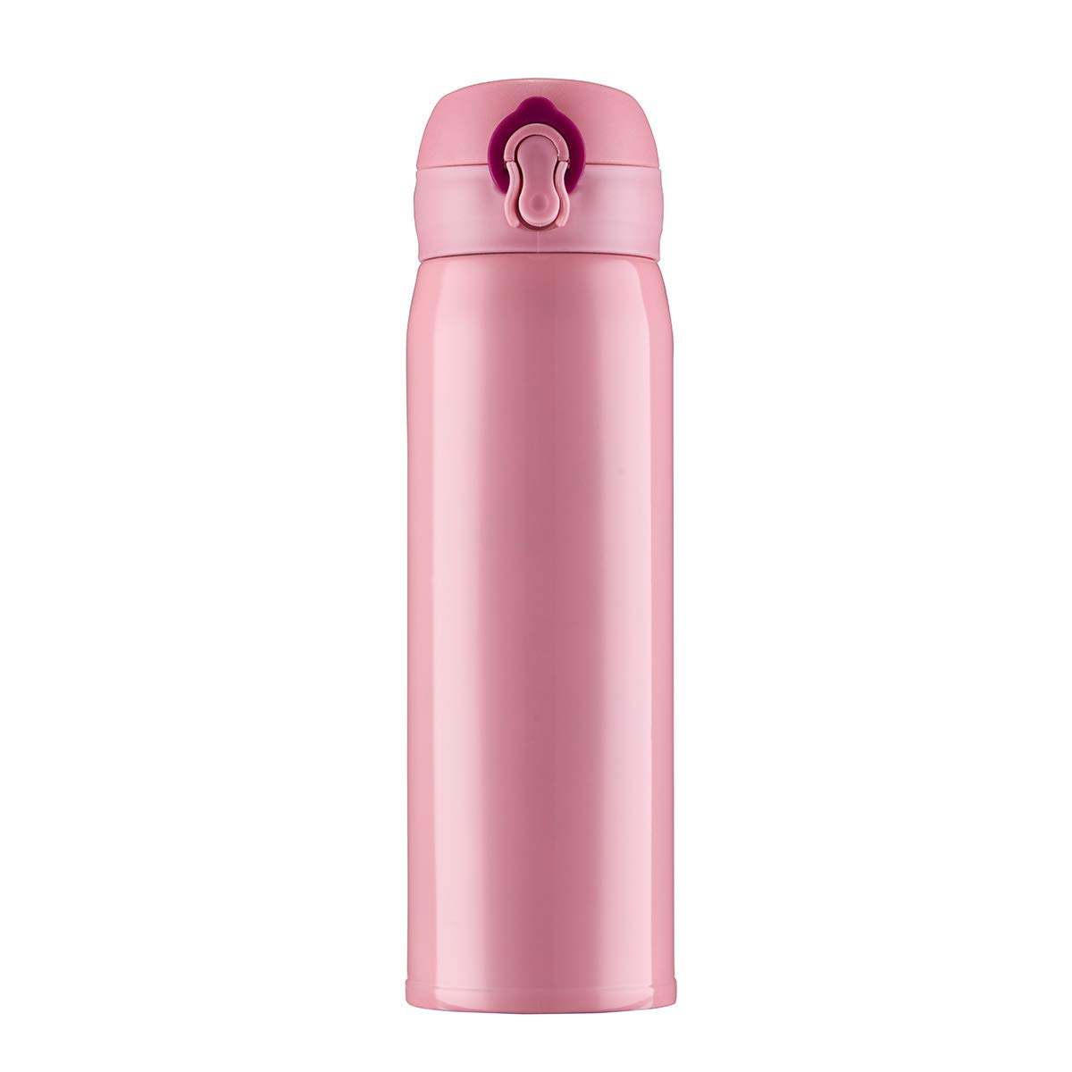 Stainless Steel Water Bottle-Double Wall Vacuum Insulated Thermos Beverage Bottle, Travel Mug 17 Ounce