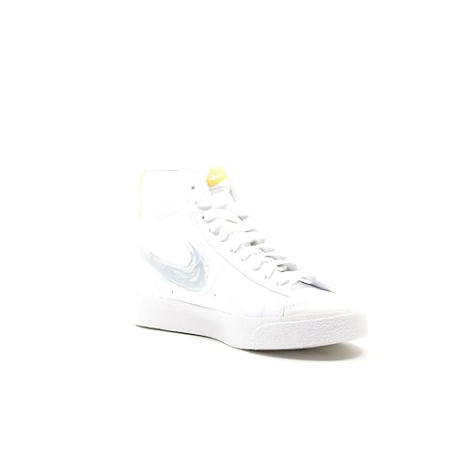 Nike Blazer Mid '77 Big Kids Casual Skate Shoes Da4086-002 (White/Royal Tint/Solar Flare, us_Footwear_Size_System, Big_Kid, Men, Numeric, Medium, Numeric_7)