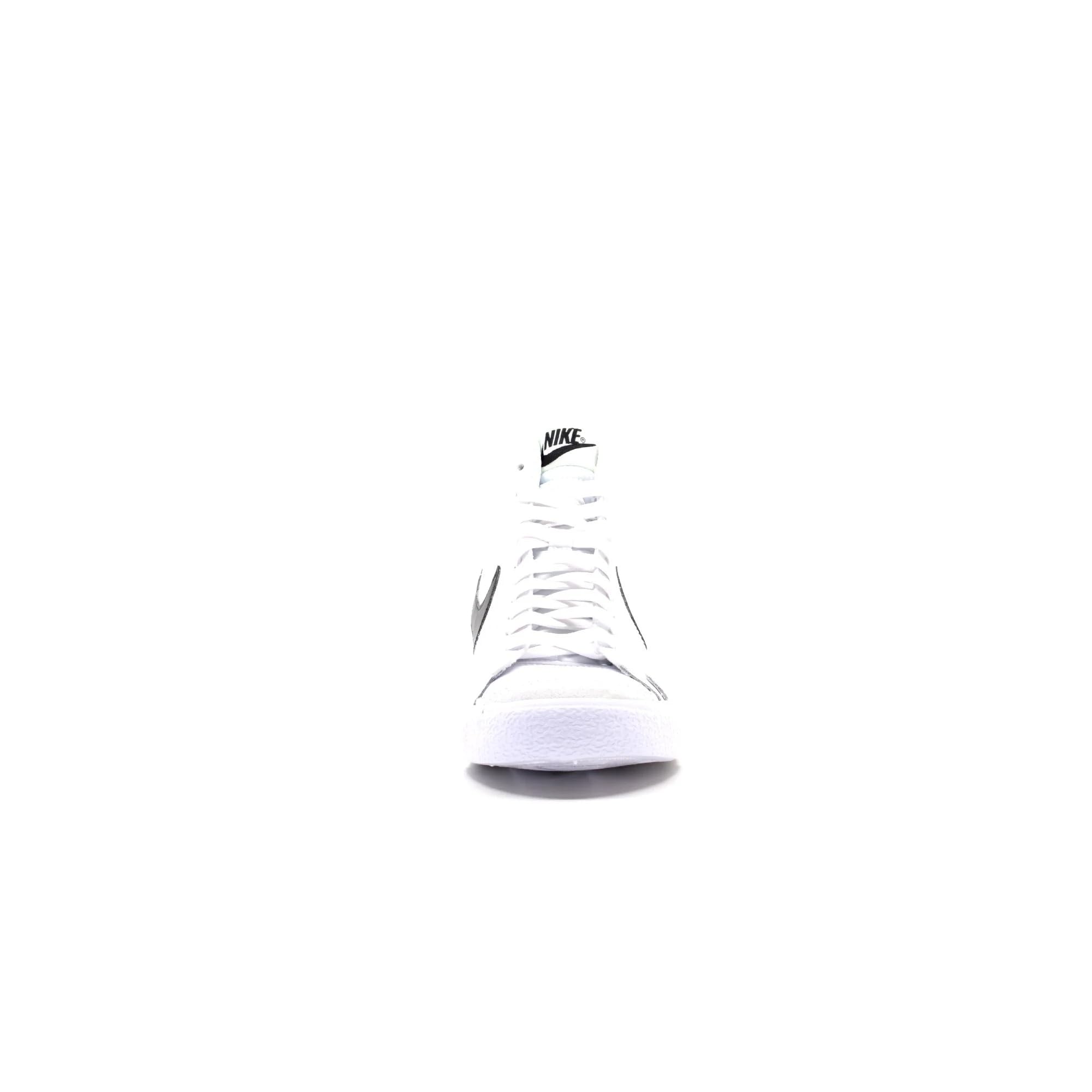 Nike Blazer Mid 77 GS White/Black-Barely Volt Size 5.5