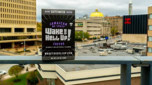 Wake The Hell Up! Jamaican Me Crazy® Flavored Single Serve Coffee Pods Of Ultra-Caffeinated Coffee For K-Cup Compatible Brewers | 12 Count, 2.0 Compatible