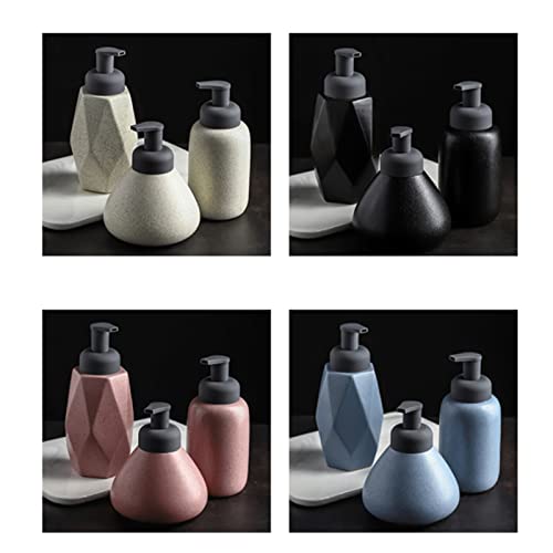 Soap Pump Dispenser Ceramic Liquid Foam Soap Dispenser Portable Shampoo Conditioner Body Wash Lotion Pump Bottle Bathroom Accessories Bottles Dispenser (Color : D2)