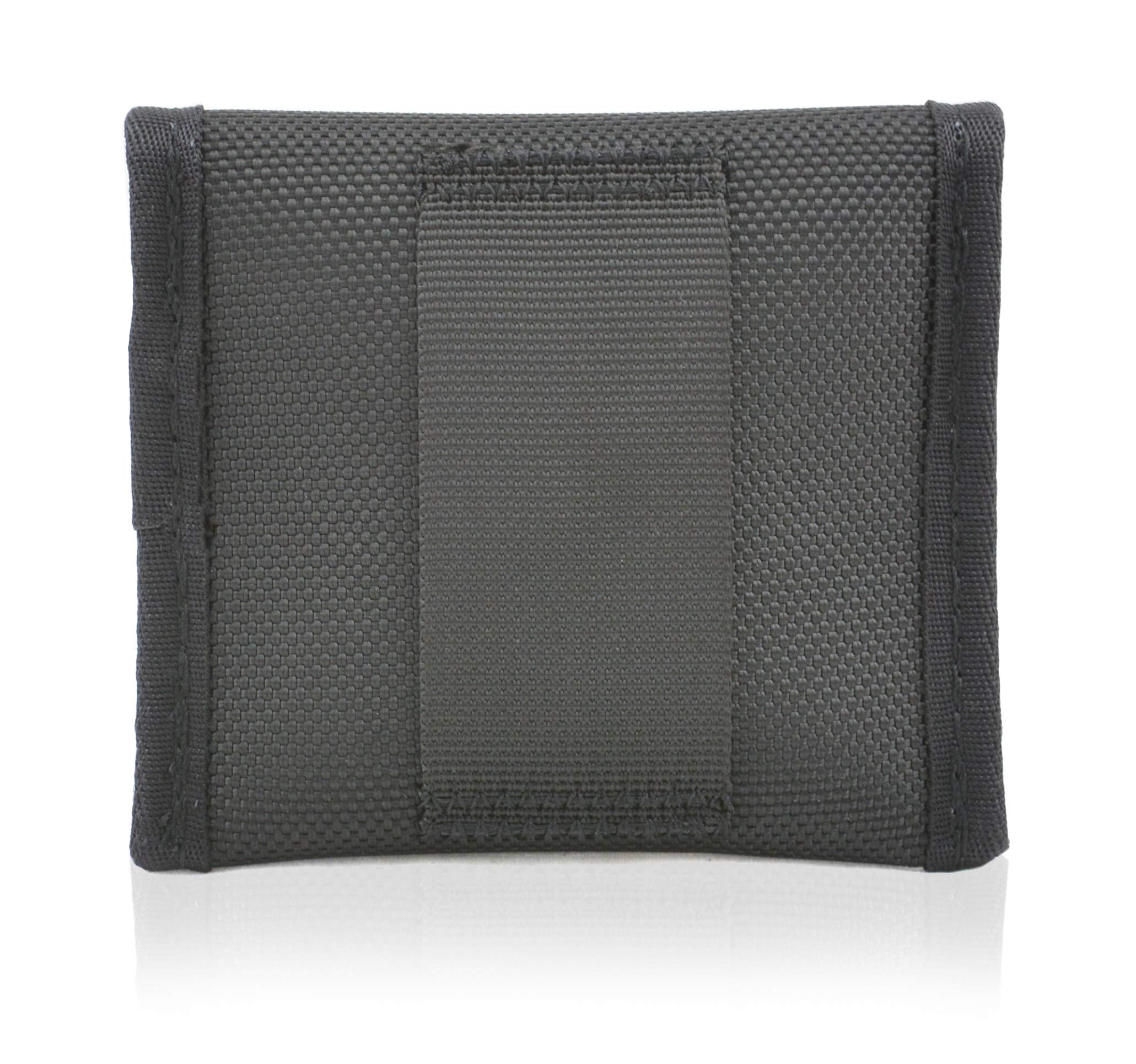 TECH118 Latex Glove Pouch -For First Responders -Police, Fire, EMS, Security, Black, Standard