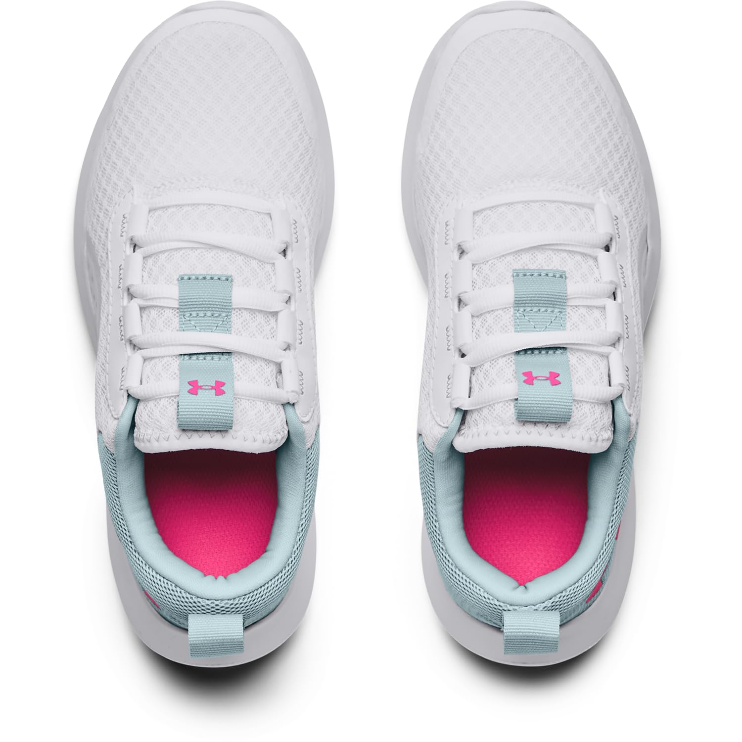 Under Armour Women's Victory, White/Electro Pink, 9 Medium US