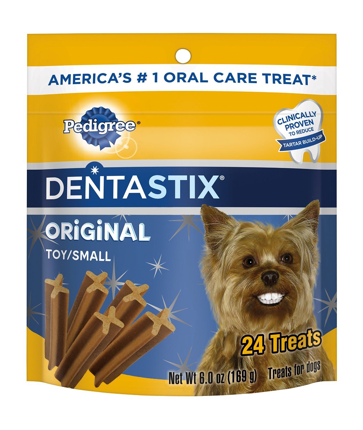 Pedigree Dentastix Min Treats Original Flavor 4-6 oz Packages