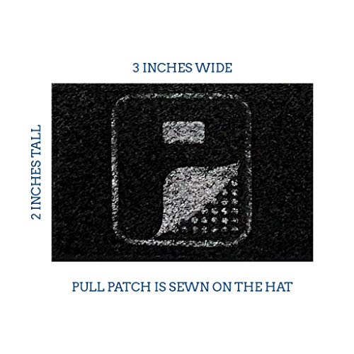 OLD GUYS RULE Tactical Hat + US Flag Patch Set by Pull Patch | Flexfit 110 Pro-Formance Baseball Cap | Curved Bill, Adjustable Hook & Loop Closure, Moisture Wicking, 6 Panel | Black