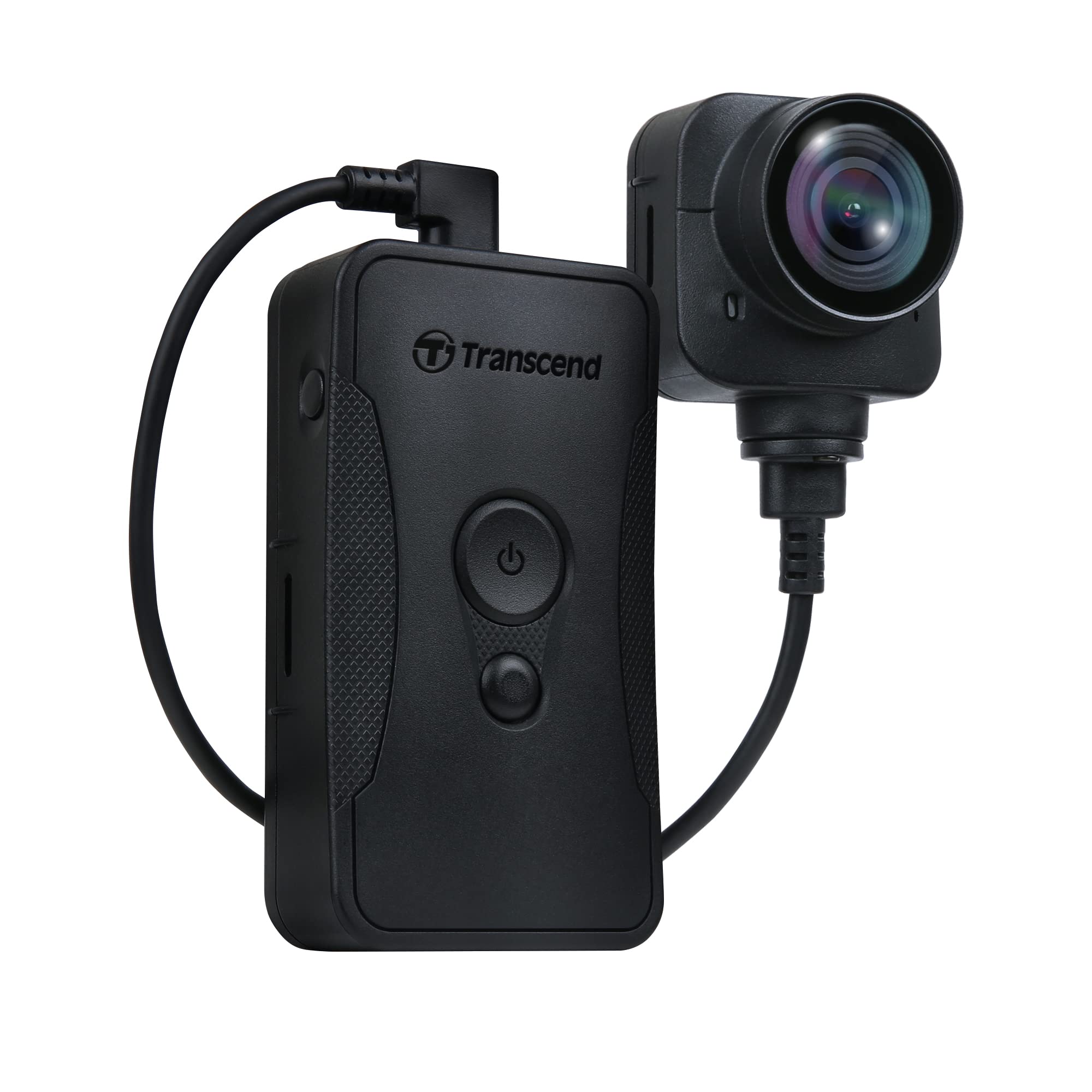 Transcend TS64GDPB70A DrivePro Body Camera 70 QHD 1440p IP68 MIL-STD-810G with Built-in 64GB Memory, 9-Hour Battery Life and Tethered Camera