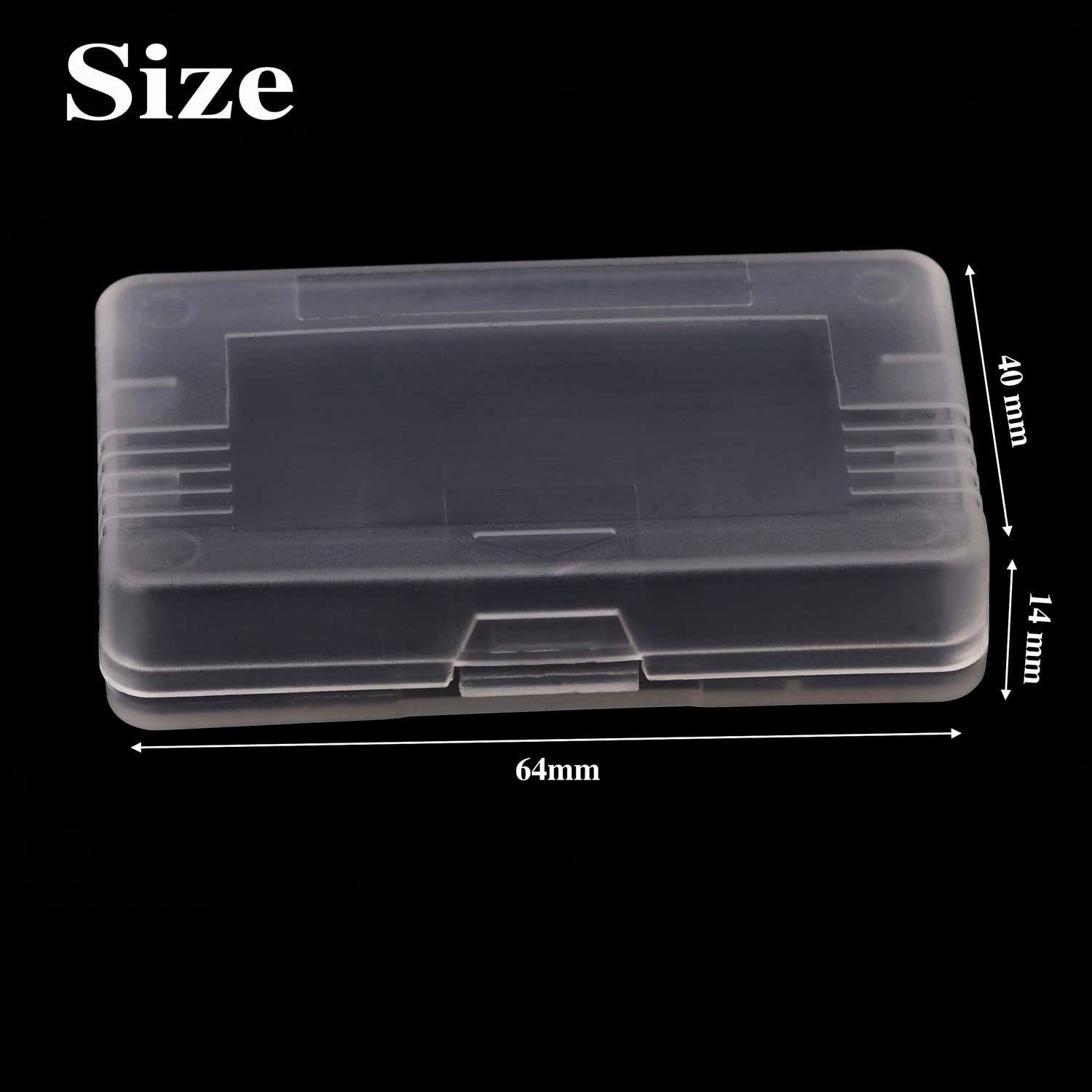 Uwayor 10Pcs Game Boy GBA Boxed Game Clear Game Card Case for Nintendo Game Boy Advance Anti Dust Cover Protable Card Box