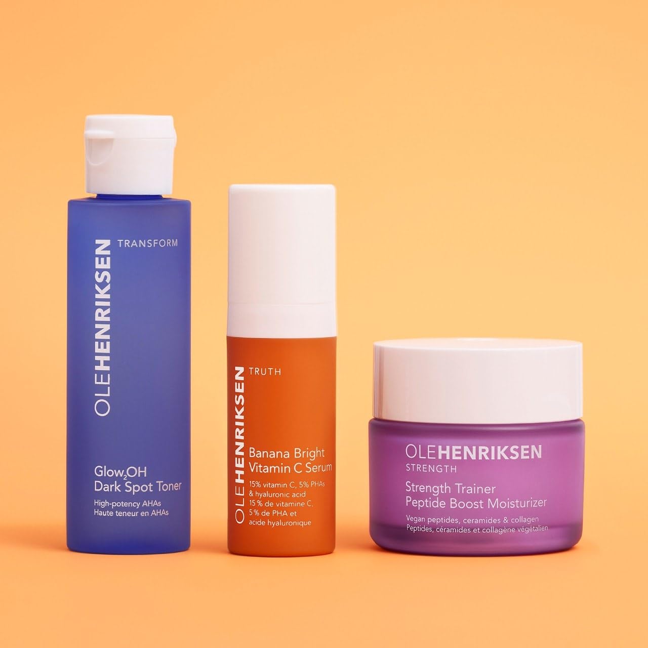 Ole Henriksen Strength Trainer Peptide Boost Moisturizer Full Size 50ml 1.7 Fluid Ounce Jar