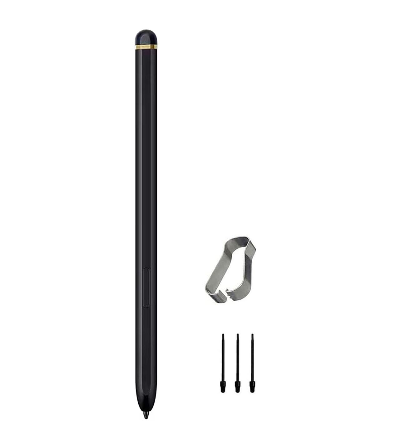 Z Fold Stylus Pen Replacement Compatible with Galaxy Z Fold 4 Stylus S Pen for Samsung Galaxy Z Fold 4 Edition+2*Tips/Nibs(Without Bluetooth) Black