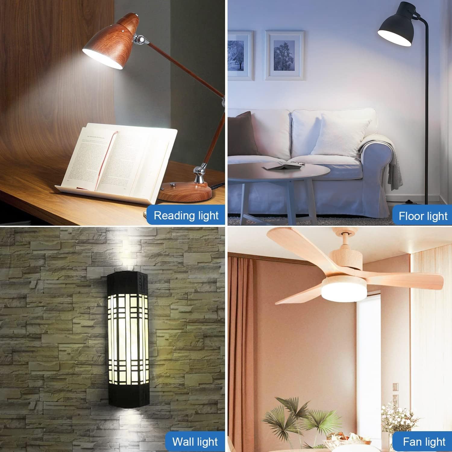ZP 2 Pack Led Light Bulbs 5000Lm 300W Equivalent 5000K Cool Daylight White Led Bulbs E26/E27 Medium Base Led Corn Light Bulb for Outdoor Indoor Lamp Bedroom Chandelier Balcony Office Garage Warehouse