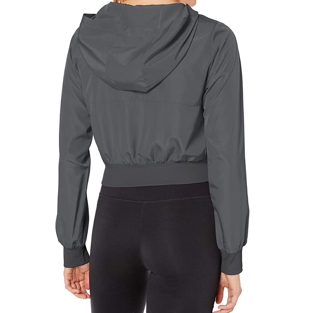 Soffe Womens Plus Size Squad ¼ Zip Hood, Gunmetal, 2X