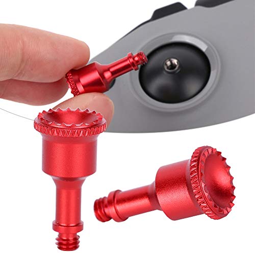 Uxsiya Remote Control Joystick Thumb Rocker 1Pair Aluminum Alloy for Meet All You Needs Drone Accessories for Women and Men(red)