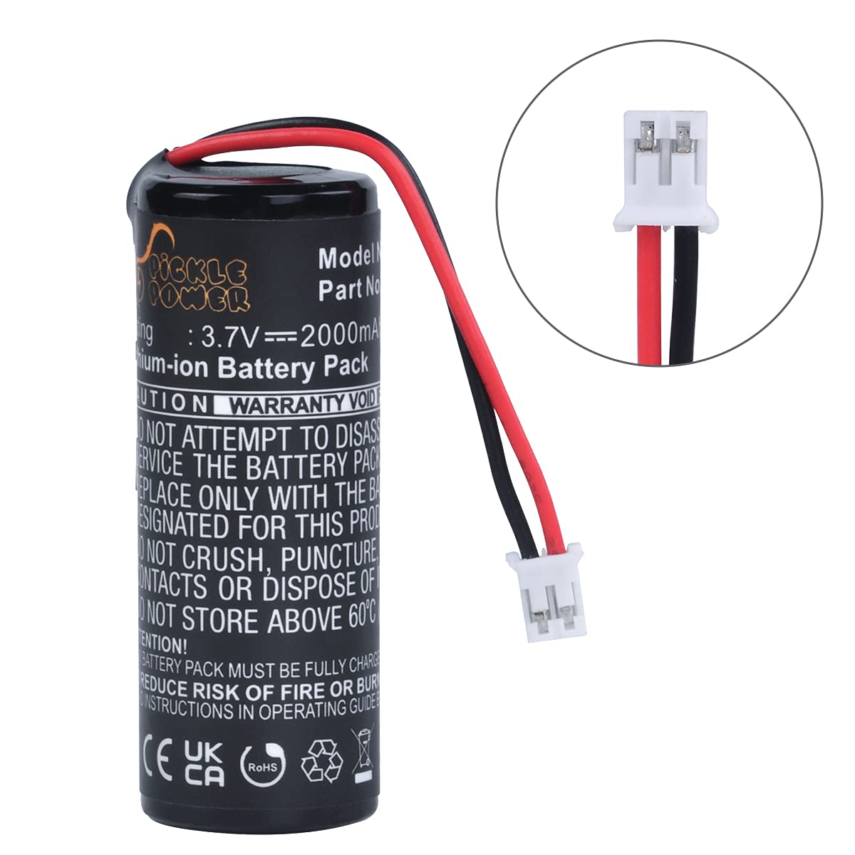 Pickle Power LIS1441 LIP1450 Battery Replacement for Sony Playstation 3 PS3 Move Motion Controller CECH-ZCM1E CECH-ZCM1U