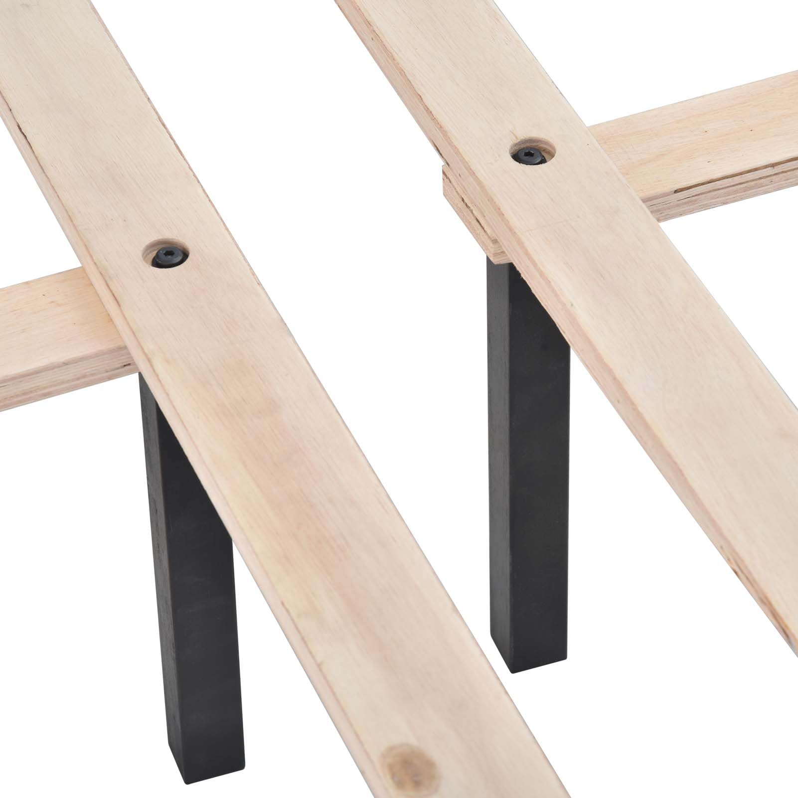 OTRIEK King Bed Frame, Wood Platform Bed Frame with Strong Wood Slat Support, No Box Spring Needed for Teens Adults Bedroom, Noise Free/Easy to Install (King)