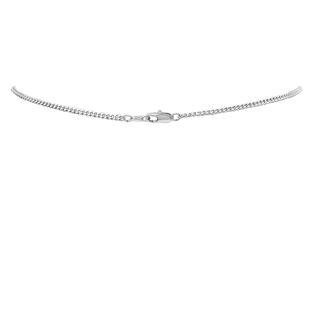 Rosemarie's Religious Gifts Women's Sterling Silver Saint Christopher Protect This Athlete Sports Medal Pendant Necklace, 18" (Lacrosse)