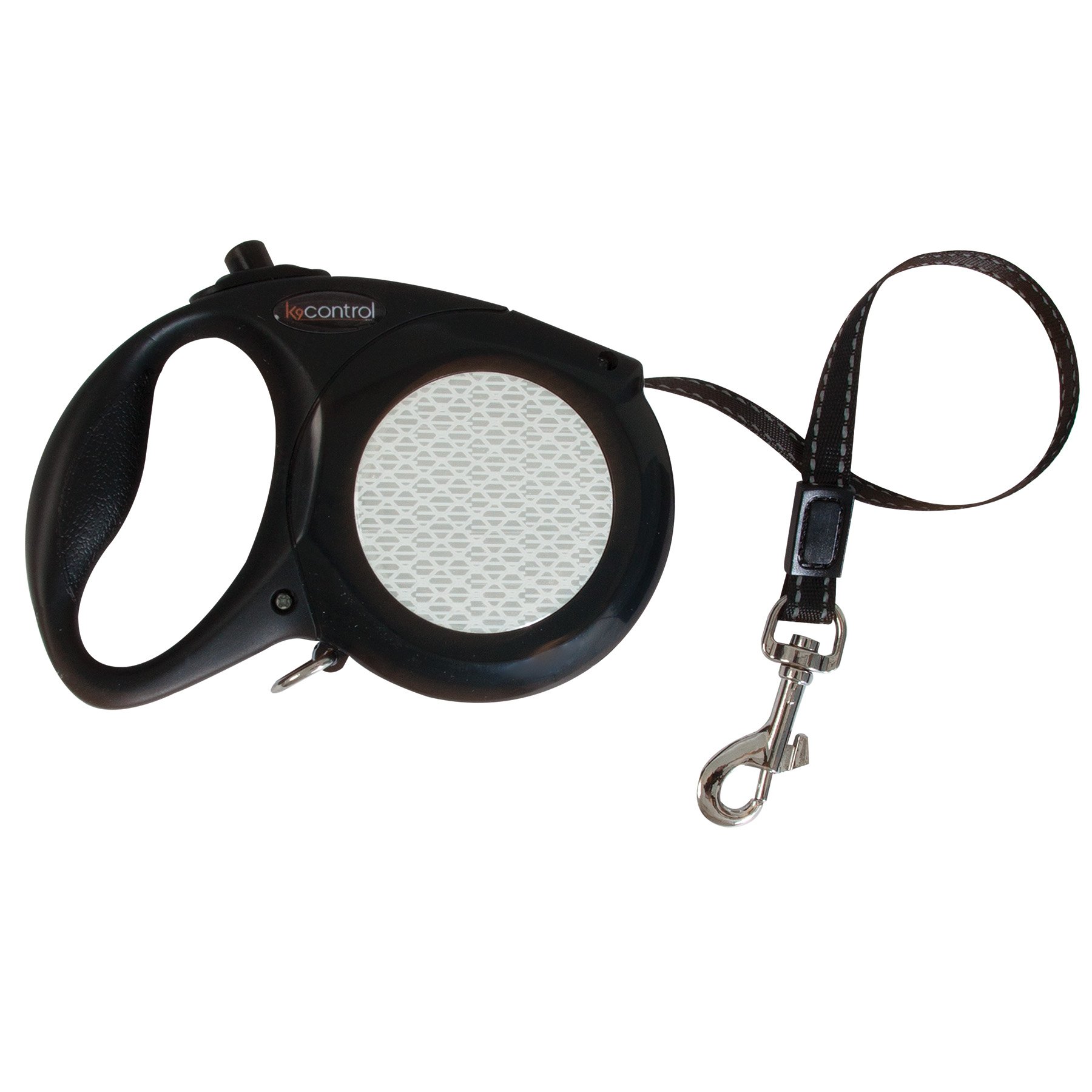 Petmate K9 Control Retractable Dog Walking Leash, Extra-Small, Up to 22lbs, 10’ tape, includes zeroslack technology allowing leash to retract while in locked position