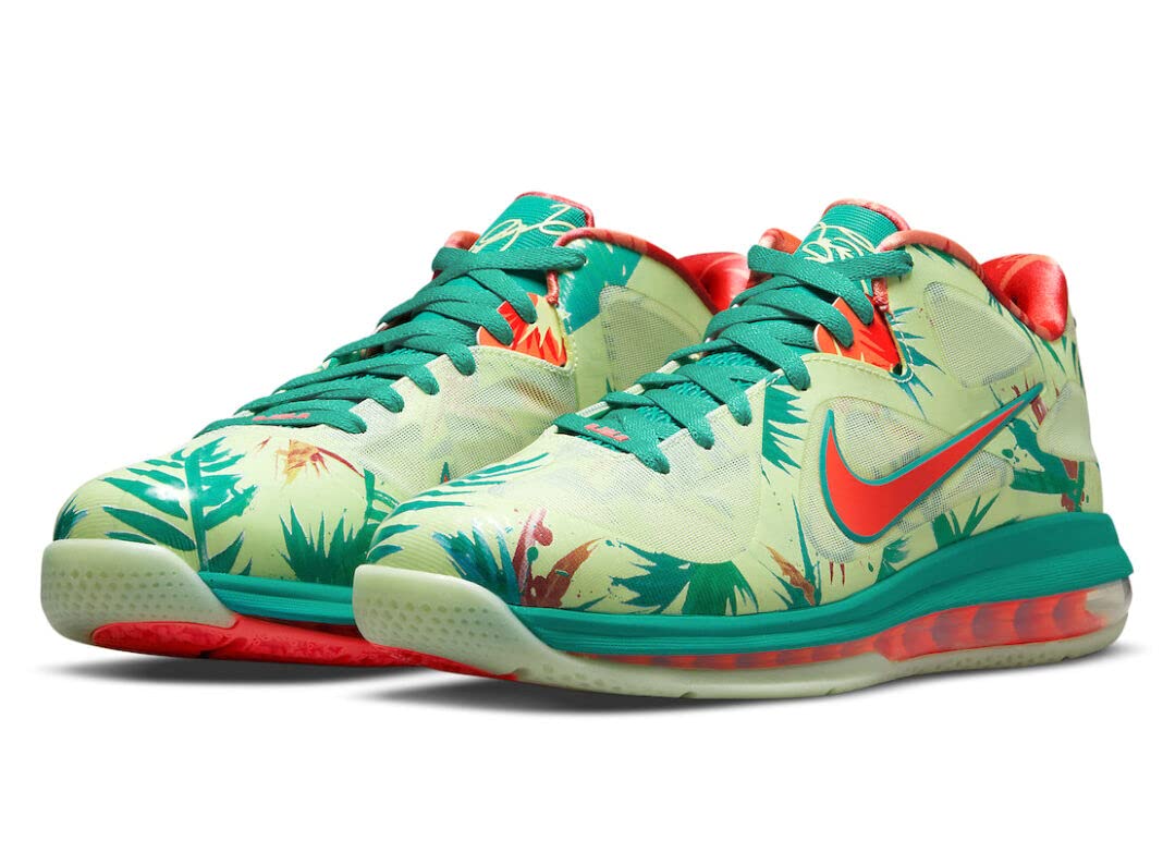 Nike mens Lebron 9 Low Lebonald Palmer 2022 Limited Edition, Lime/Green/Sunset, 10.5