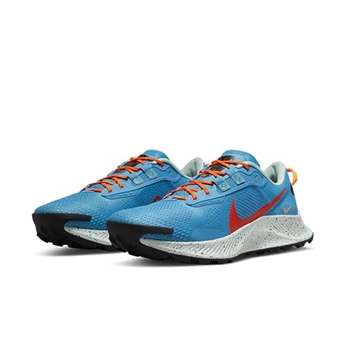Nike Mens Pegasus Trail 3 Knit Gym Running Shoes Blue 9.5 Medium (D)