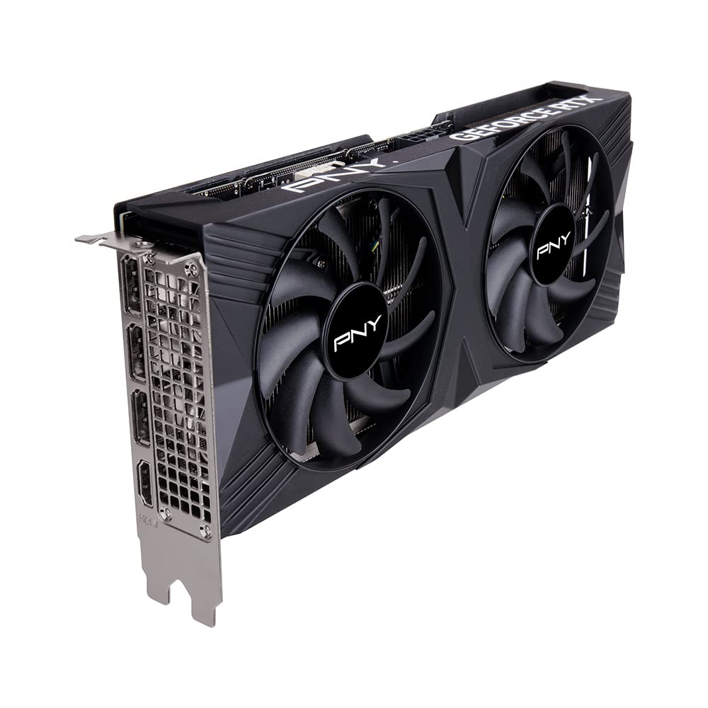 PNY GeForce RTX™ 4060 Ti 8GB Verto™ Dual Fan Graphics Card DLSS 3 (128-bit, PCIe 4.0, GDDR6, HDMI/DisplayPort, Supports 4k, 2 Slot)
