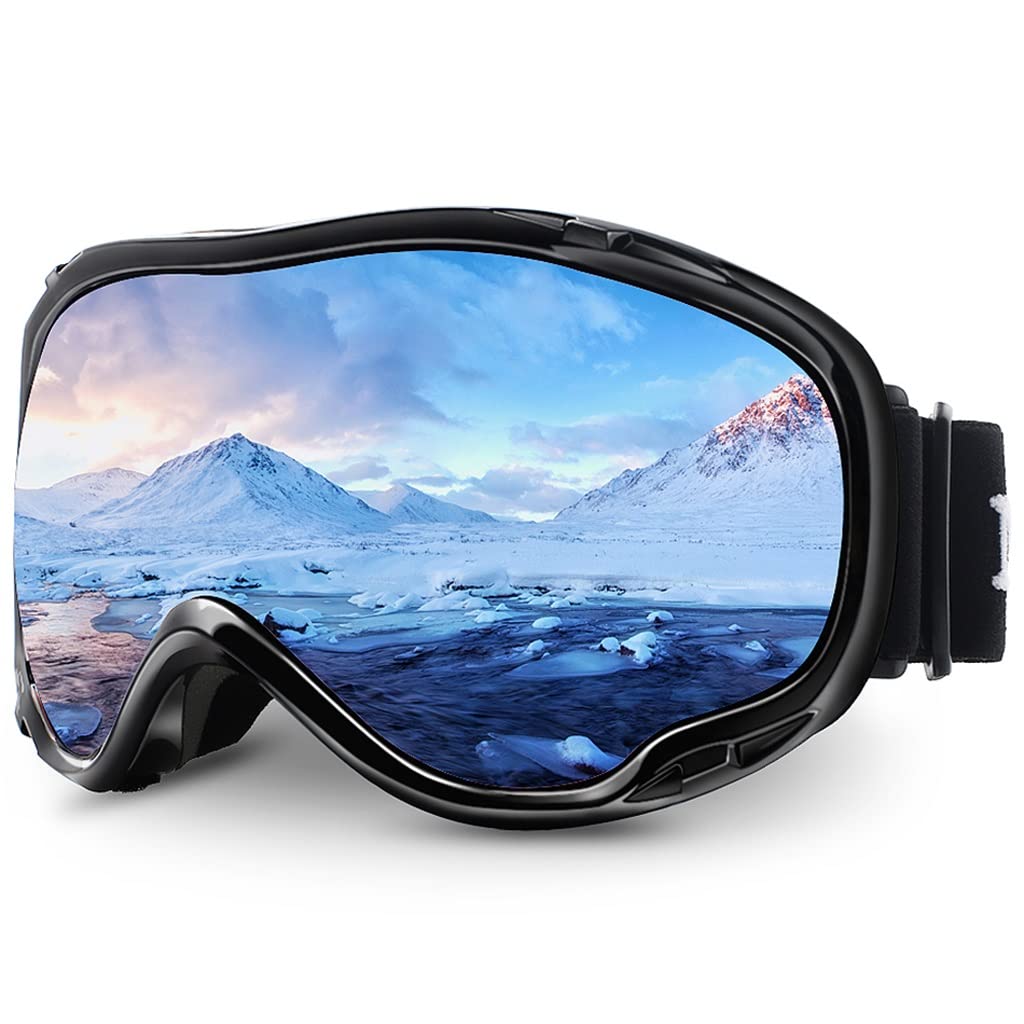 WSSBK Ski Goggles Protection Anti-Fog Snow Goggles for Men Women Youth (Color : A, Size : One Size)