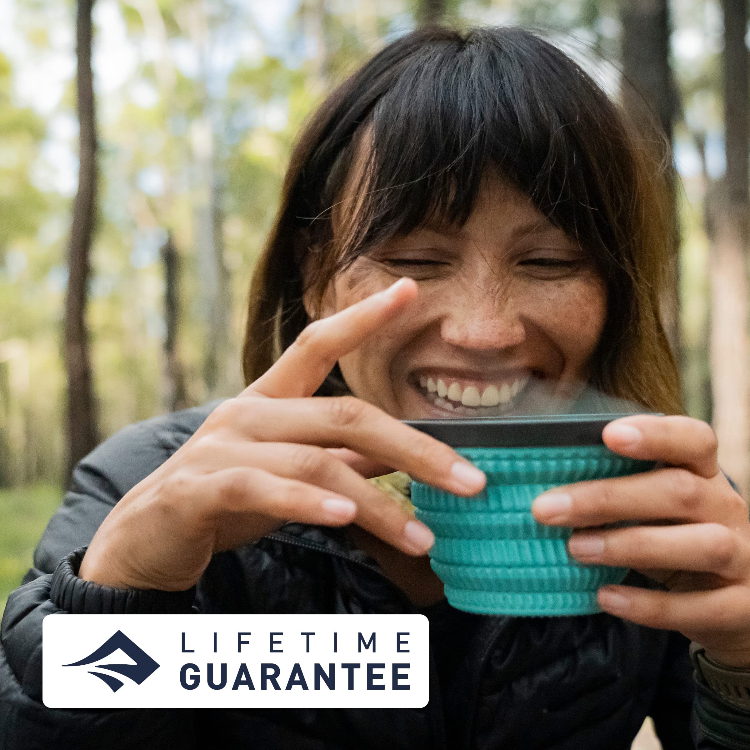 Sea to Summit X-Series Collapsible Silicone Cool Grip Camping Drinkware, Mug (16 oz), Charcoal