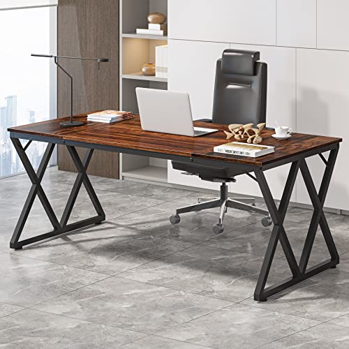 Tribesigns 6FT Conference Table, 70.8Wx 31.5D Inch Meeting Table for Office Conference Room, Modern Rectangular Seminar Training Table Boardroom Desk
