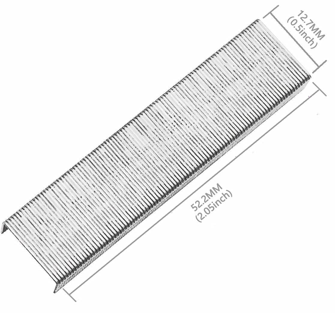 SEAKOS 5 Pack of 5000 Count Standard Staples, 26/6, ¼” Leg Length, Chisel Point Tips, Jam Free Staples, Fits All Standard Desktop Office Staplers, Best Office Products.Silver.
