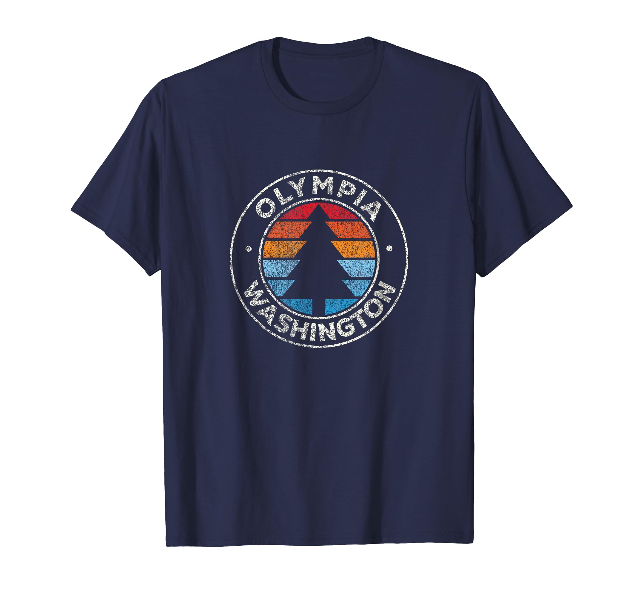 Olympia Washington WA Vintage Graphic Retro 70s T-Shirt
