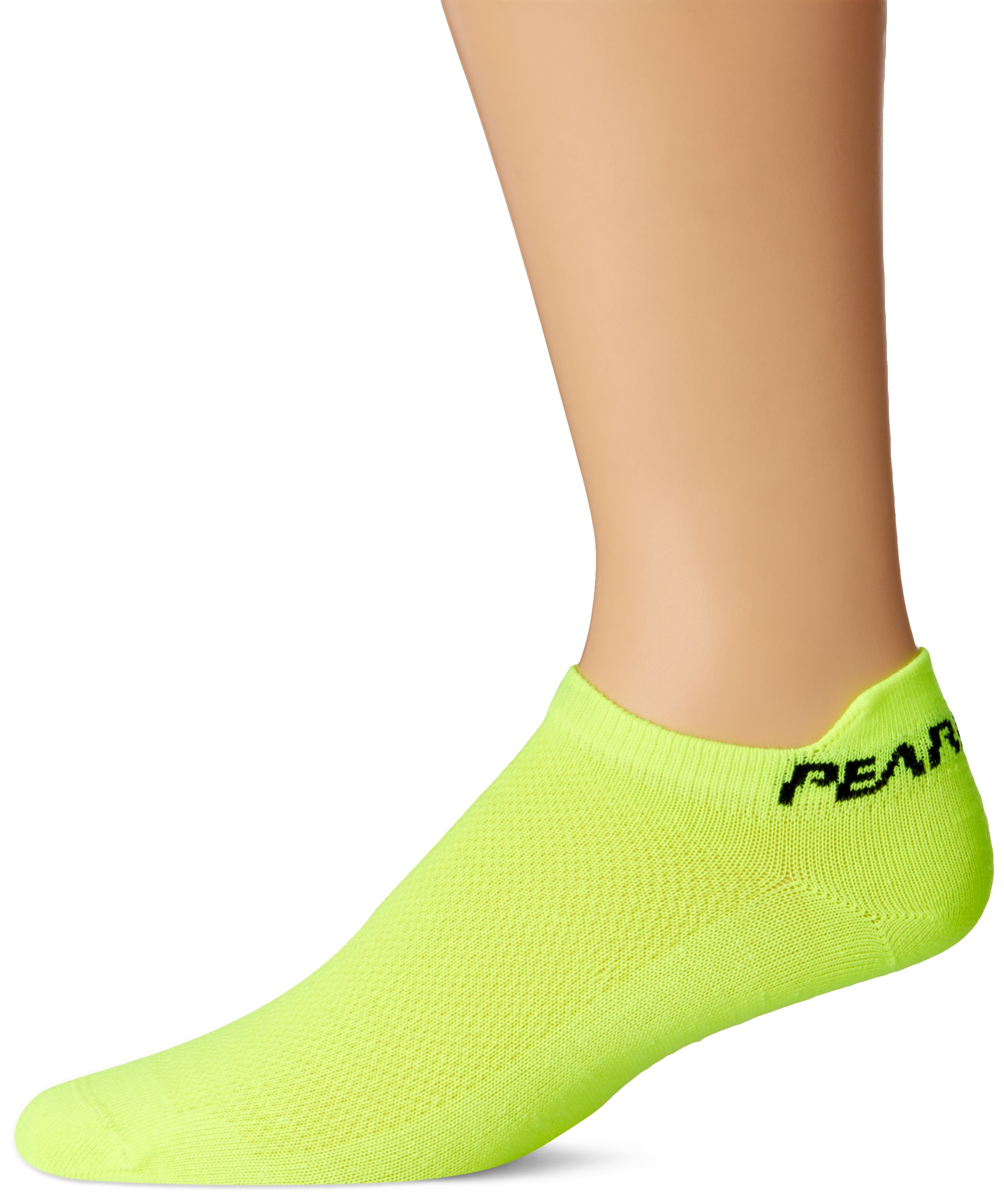 PEARL IZUMI Men's Attack No Show Sock, Screaming Yellow, Medium