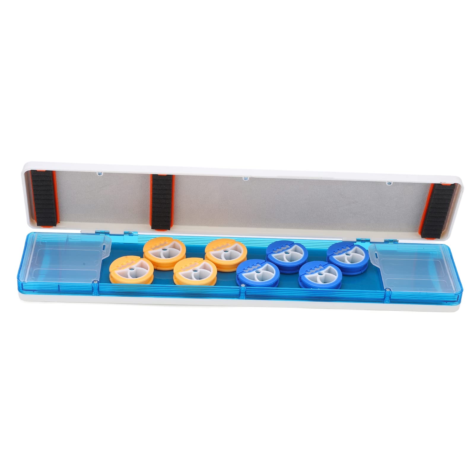 Vifemify Multifunctional Large Capacity Floating Box Fishing line Box Plastic Winding Board Tool Storage Box Fishing Tackle