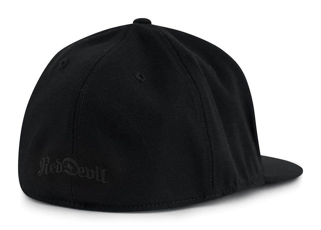 RED DEVIL CLOTHING Horned D Cap L/XL Black