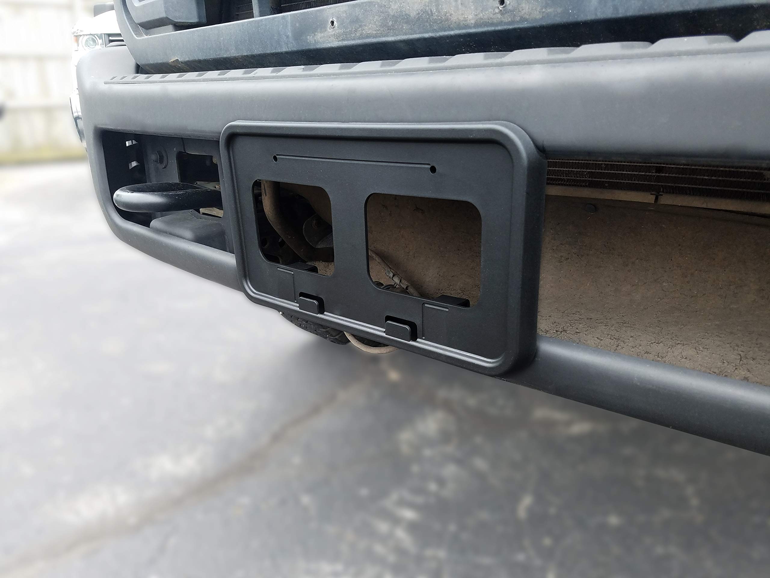 Red Hound Auto Front License Plate Bumper Mounting Bracket Compatible with Ford Super Duty (F-250, F-350, F-450, F-550) 2011-2016