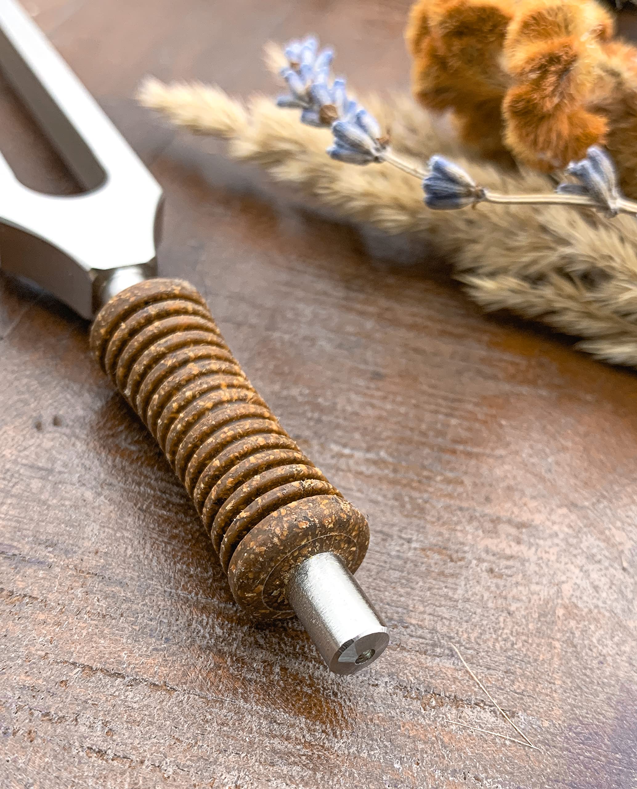 Planetary Therapy Tuning Fork (Earth) with Exact Pitch and Frequency β MADE IN GERMANY β For Meditation, Sound Healing and Yoga, 2-YEAR WARRANTY
