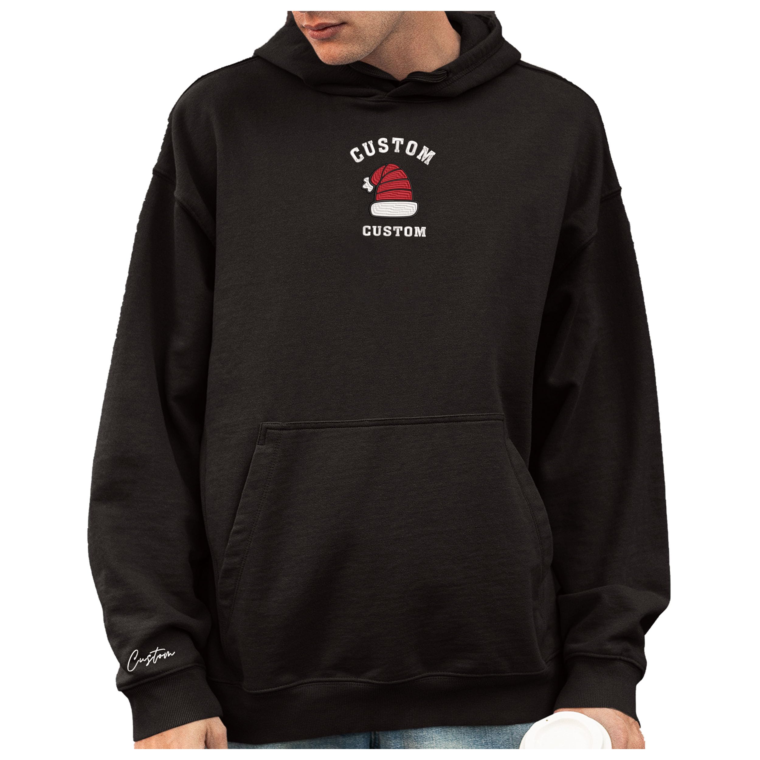 NAZENTI Embroidered Sweatshirt, Custom Shirts Design Your Own, Embroidered Hoodie, Custom Crewneck Sweatshirt, Custom Sweater, Custom Sweatshirt, Personalized Sweatshirts, Custom Sweatshirts For Men