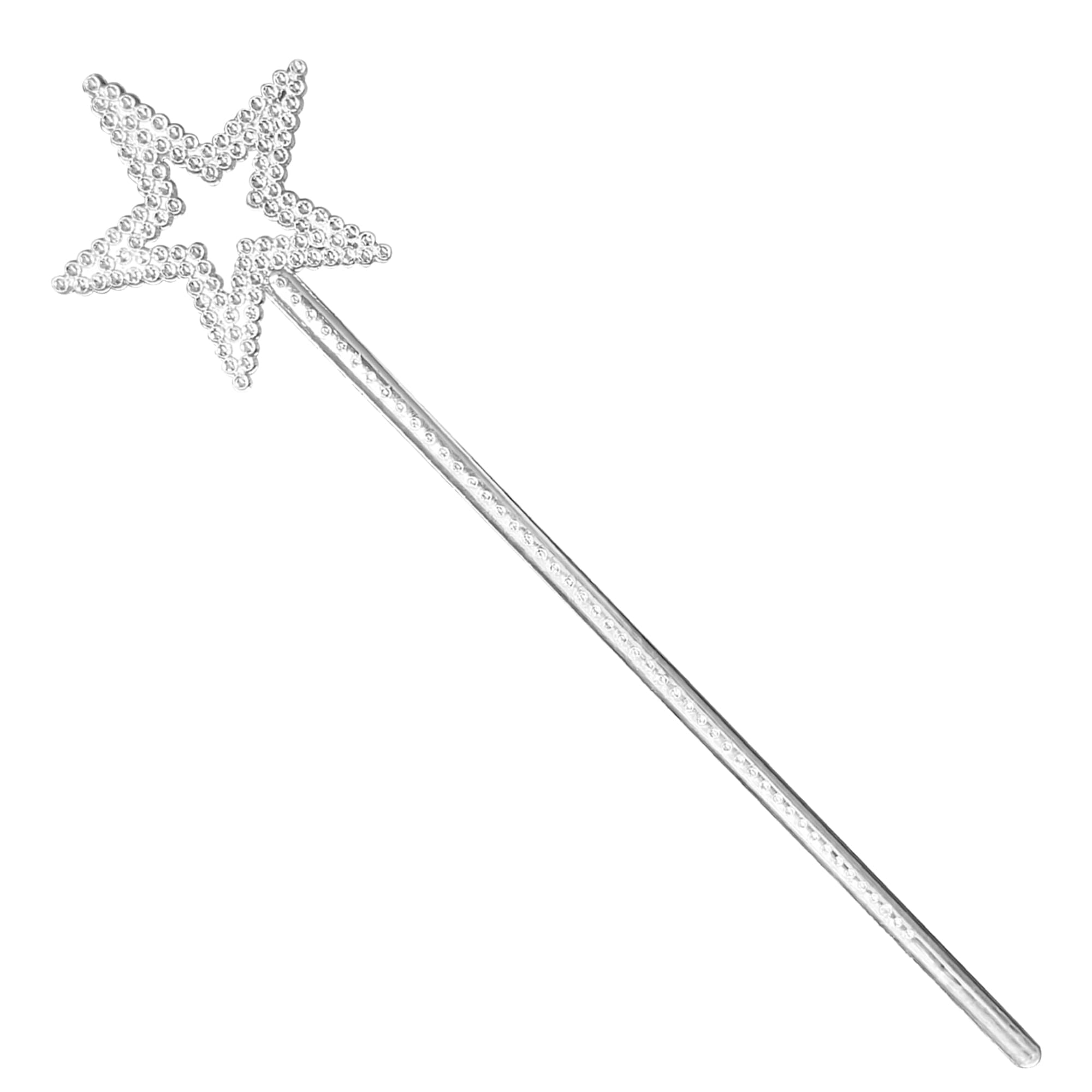 Silver 13 Inches Fairy Wand Star Wand Magic Wand Princess Wand for Kids Women Man…