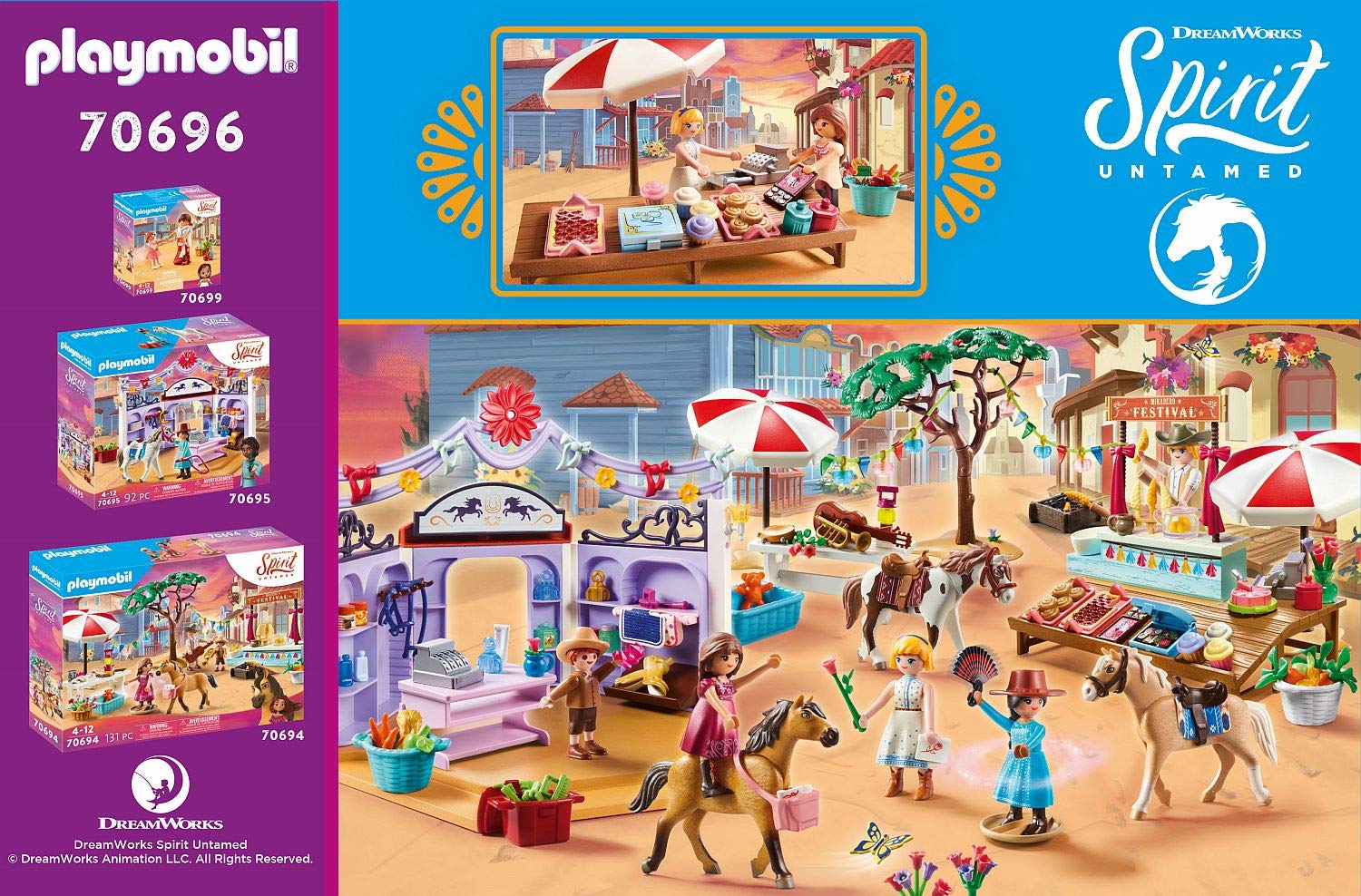 Playmobil DreamWorks Spirit Miradero Candy Stand