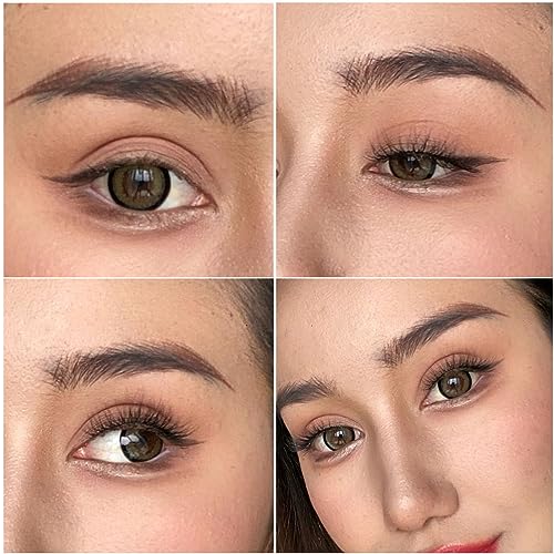 SQYlashes False Eyelashes Short Lashes Natural Look, Wispy Lashes Cat Eye 12mm - 7 Pairs, ZG67
