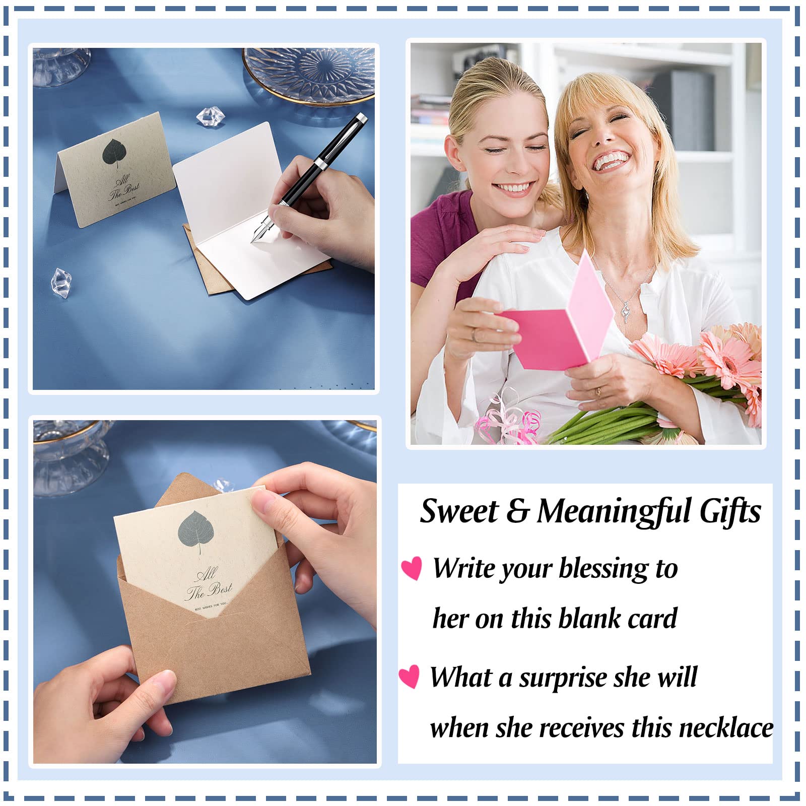 UPROMI Bonus Mom Mothers Day Gifts, Step Mom Birthday Gifts for Stepmom Necklace