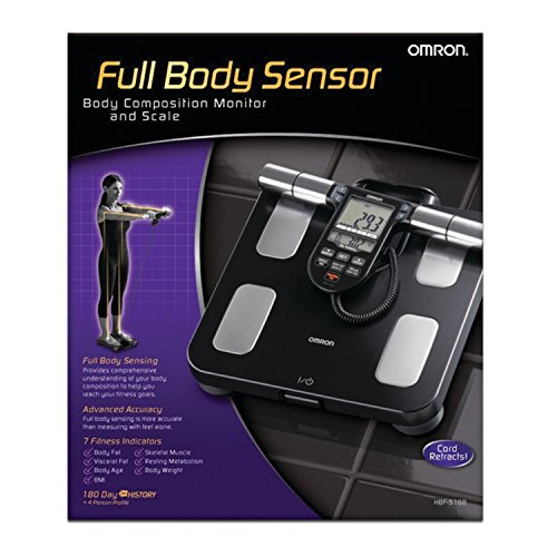 Omron Body Composition Monitor with Scale - 7 Fitness Indicators & 180-Day Memory