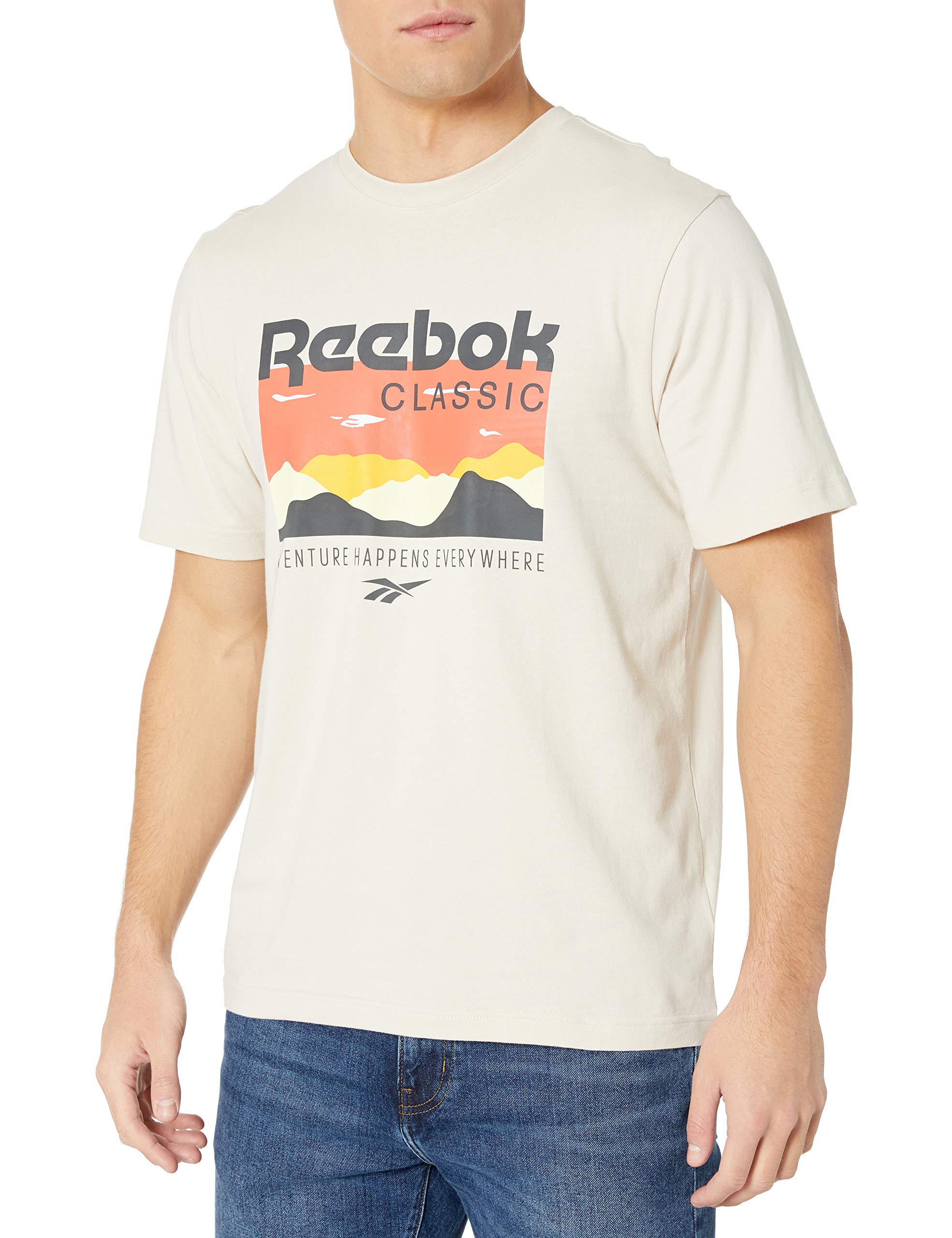 Reebok Classic Trail Graphic Tee, Stucco, XX-Large