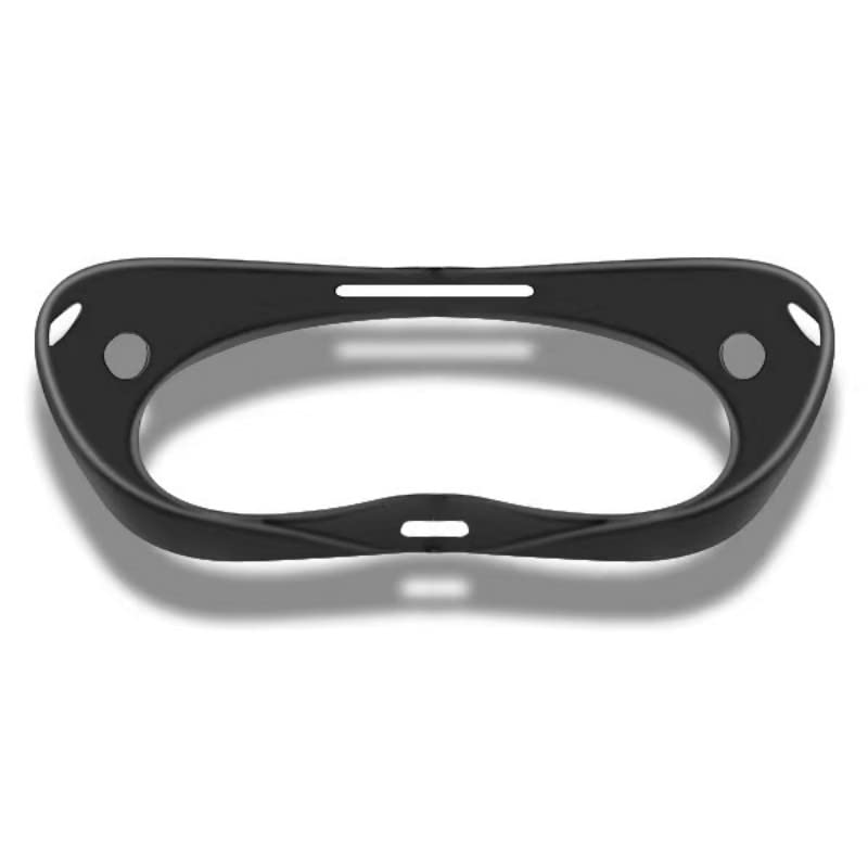 VR Headset Protective Cover Silicone Front Face Shell for Pico 4,Soft Protector Shell Skin (Black)